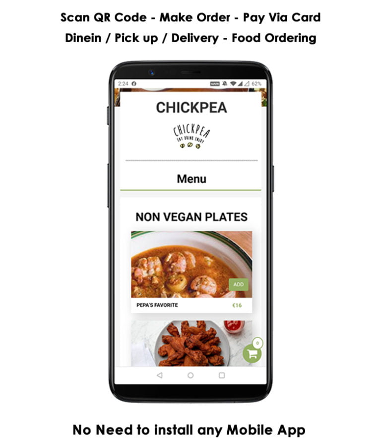 Contactless Food Ordering System For Restaurant - Spain, Italy, London