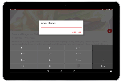 Restaurant Order Taking Tablet App – Food Apps Company